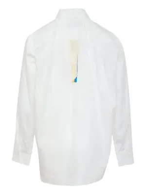 LITKOVSKA Draped Cotton Poplin Shirt - White