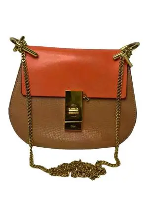 Chloé Mini Drew Shoulder Bag - Orange