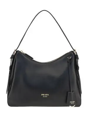 Prada Leather Shoulder Bag - Black