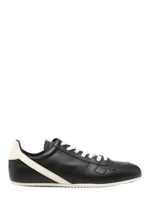 Rick Owens Calf Leather Low-top Trainers - Black