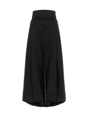 JUNYA WATANABE Junya Watanabe Wool Blend Pleated Trousers