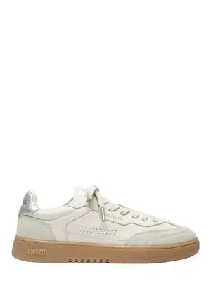 Axel Arigato Paneled Leather And Suede Sneakers - Cream