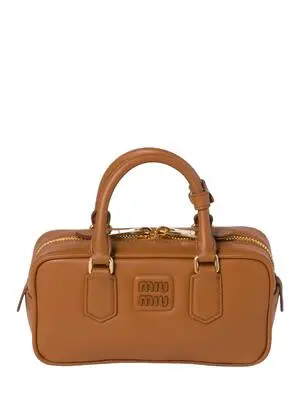 Miu Miu Leather Handbag - Brown