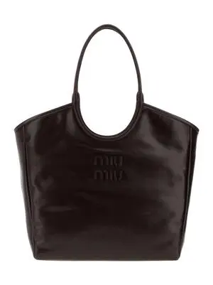 Miu Miu Vitello Shoulder Bag - Brown