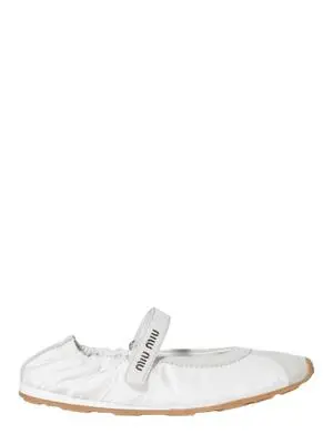 Miu Miu Ballet Flat - White