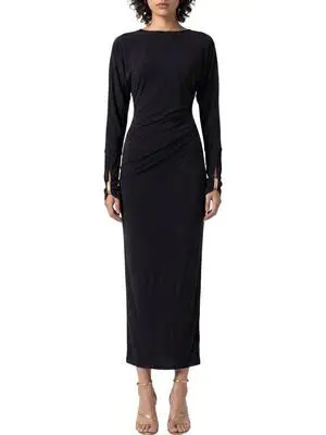Max Mara Plain Dress - Black