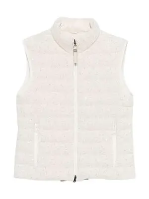 Brunello Cucinelli Sequined Vest - Brown