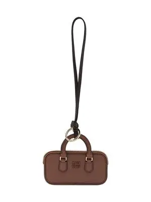 Miu Miu Leather Arcadie Bag Shaped Trick - Brown