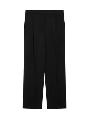 TOTEME Wool-blend Trousers - Black