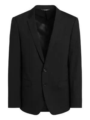 Dolce & Gabbana Single-breasted Virgin Wool Suit - Black