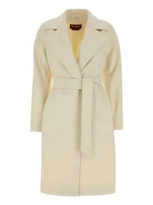 Max Mara Virgin Wool Coat - Red