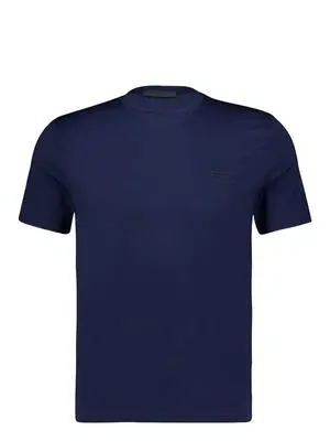 Prada Basic Cotton T-shirt - Blue