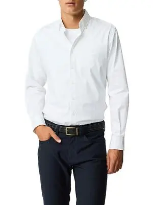 Rodd & Gunn Freshford Solid Long Sleeve Shirt - Snow