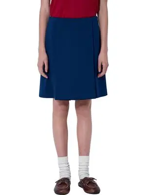 Miu Miu Technical Jersey Mini Skirt - Blue