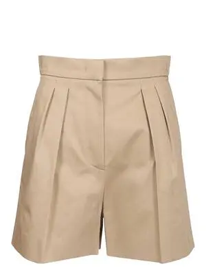 MAX MARA Max Mara Stretch Cotton Satin Shorts