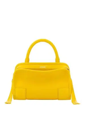 Loewe Leather Mini Amazona Handbag - Yellow