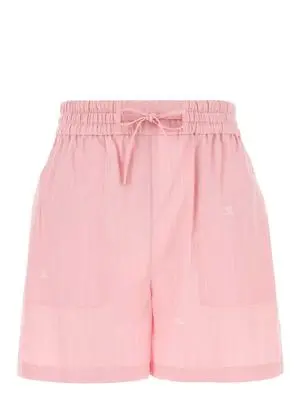 BURBERRY Burberry Embroidered Poplin Shorts