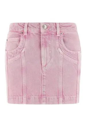 Isabel Marant Étoile Juana Denim Miniskirt - Pink