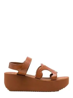 Celine Sunny Triomphe Sandals - Multicolor