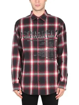 Dsquared2 Logo Print Shirt - Multicolor