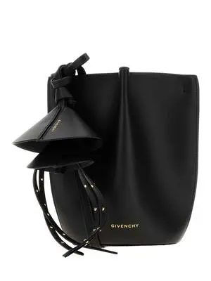 Givenchy Leather Nano Snap Bucket Bag - Black