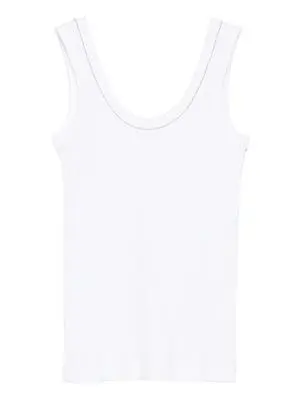 BRUNELLO CUCINELLI BRUNELLO CUCINELLI Sleeveless Scoop Neck Blouse
