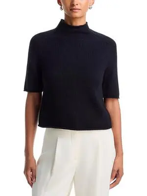 LISA YANG Lisa Yang Cashmere Fride Mock Neck Sweater