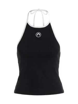 MARINE SERRE Moon Cotton Tank Top - Multicolor