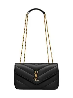 Saint Laurent Leather Shoulder Bag - Black