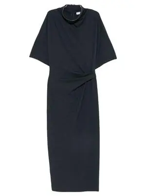 BRUNELLO CUCINELLI Brunello Cucinelli Wool Blend Long Dress