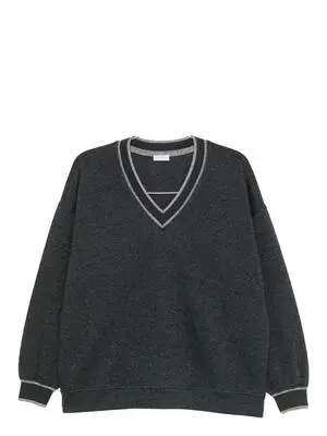 BRUNELLO CUCINELLI Brunello Cucinelli Cotton V-Necked Sweater
