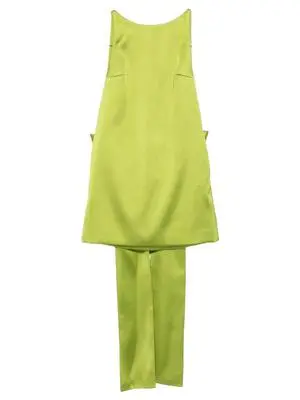 SELF-PORTRAIT SELF PORTRAIT Satin Bow Short Dress