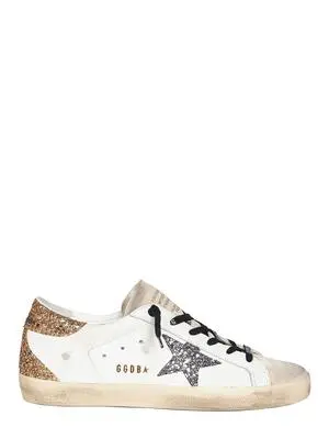 GOLDEN GOOSE Super-star Leather Sneakers - Multicolor