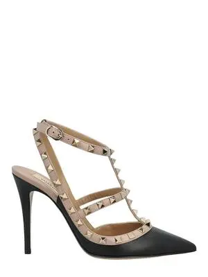 Valentino Garavani Rockstud Leather Pumps - Multicolor