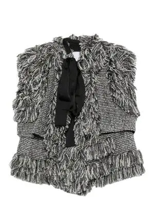 Sacai Wool Vest - Grey