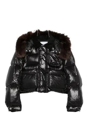 Sacai Sacai Nylon Down Jacket Black