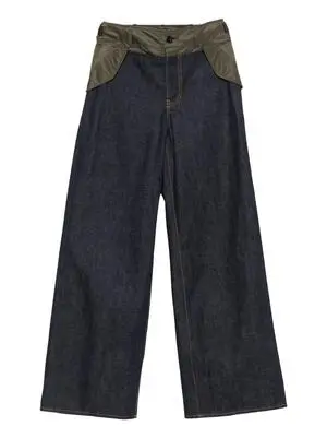 Sacai Cotton Denim Jeans - Multicolor