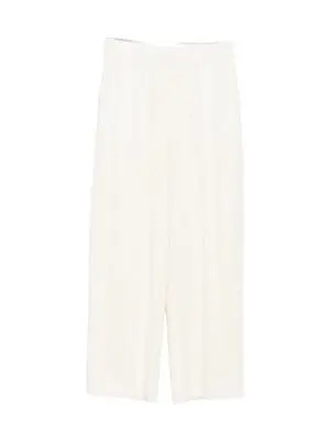 TOTEME Wool Blend Fluid Trousers - Multicolor
