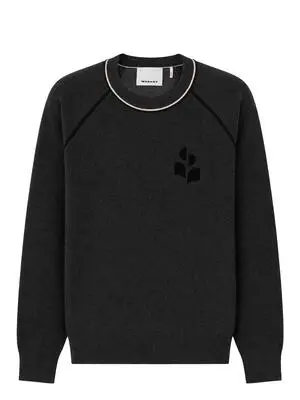MARANT Serek Logo Sweater - Grey