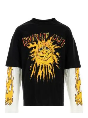 Amiri Cotton Oversize T-shirt - Black