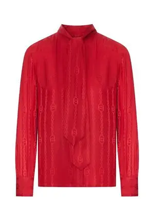 Gucci Silk Jacquard Shirt - Multicolor