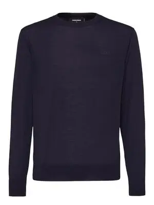 Dsquared2 Wool Crew-neck Sweater - Multicolor