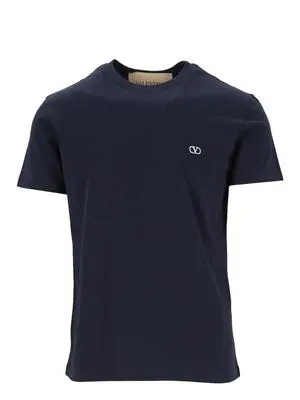 Valentino Garavani Cotton Jersey T-shirt - Blue