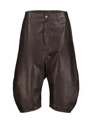 LEMAIRE Cropped Trousers - Brown