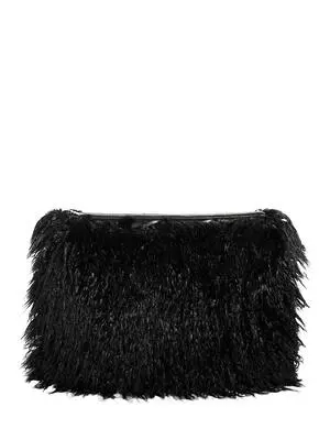 L'AGENCE L'Agence Adelina Faux Fur Clutch