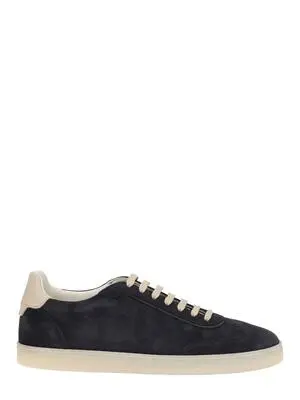 Brunello Cucinelli Suede Sneakers - Brown