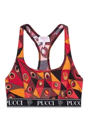 Emilio Pucci Printed Bralette - Multicolor