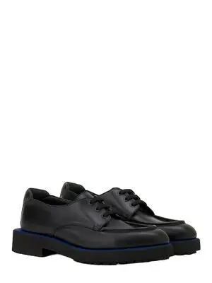 LANVIN Lanvin Soft Leather Derby Shoes Black/blue