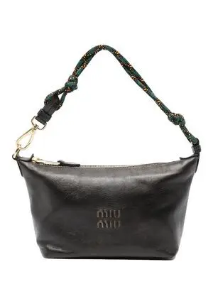 Miu Miu Nappa Leather Shoulder Pouch - Brown