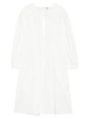 TOTEME Balloon Sleeve Cotton Dress - Multicolor